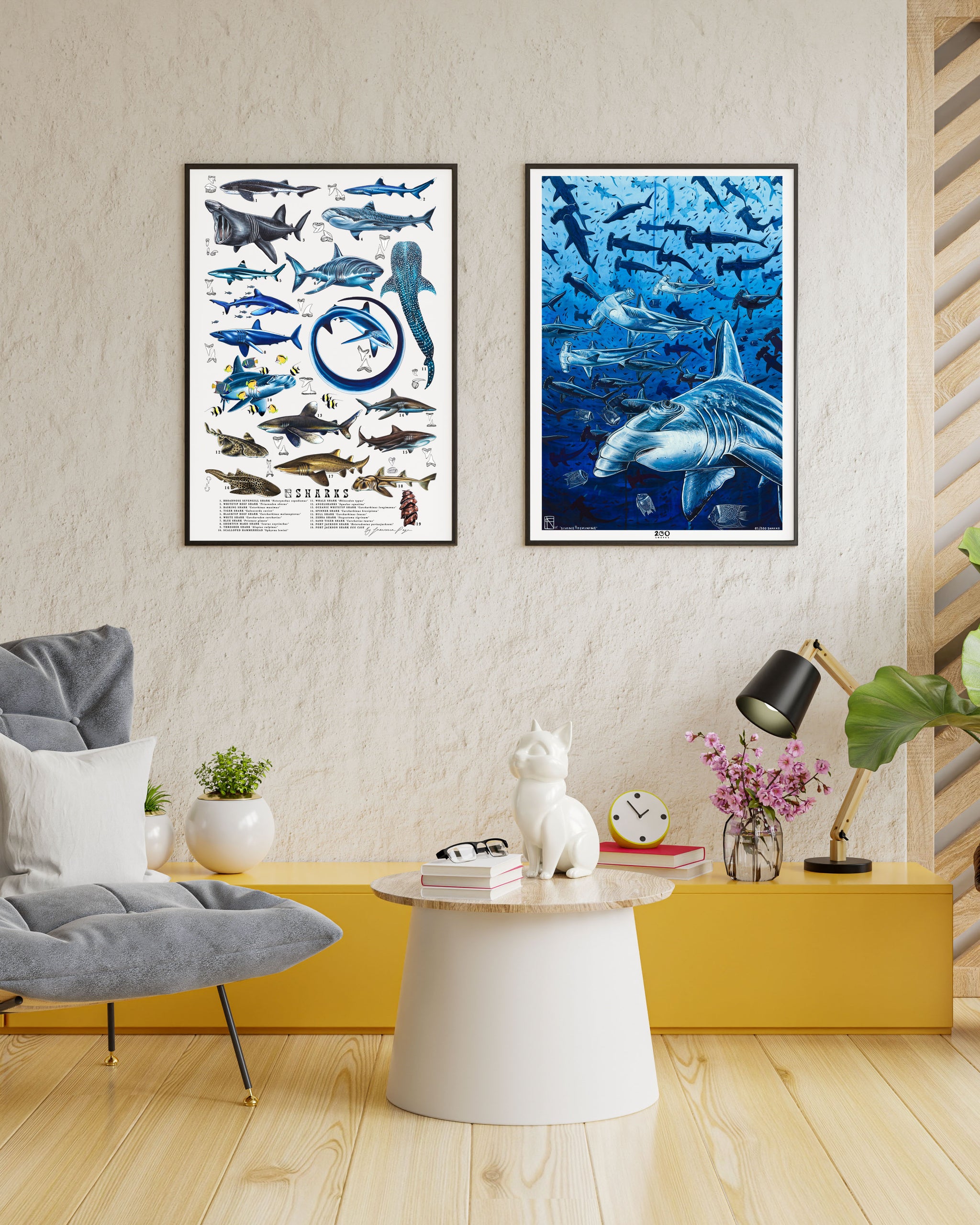 Shark Art Print – Francesca Page Collections